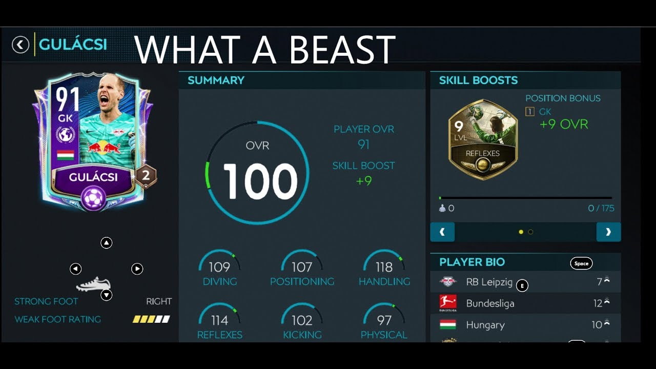 88 OVR Gulácsi Review! | FIFA Mobile 2020| - YouTube