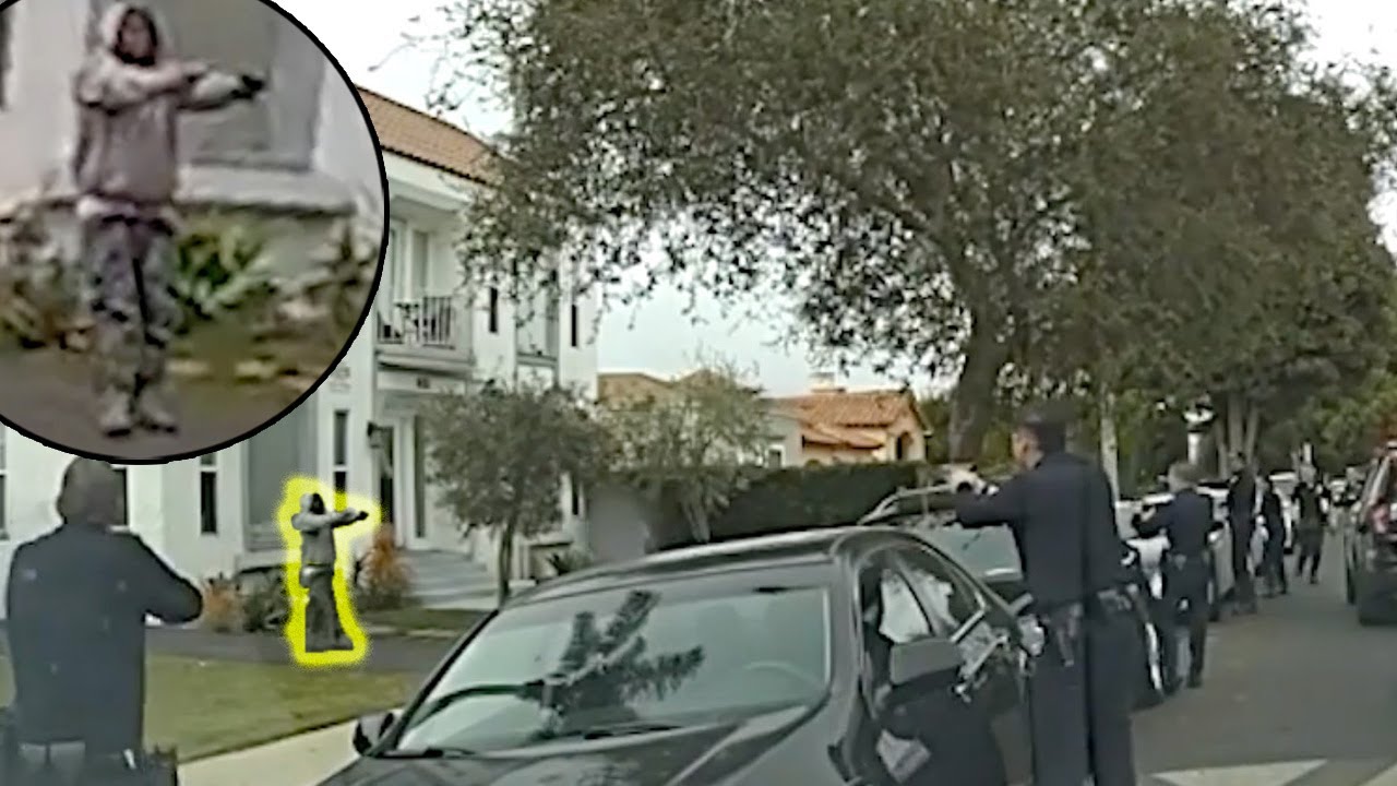 Wannabe Rambo Takes on LAPD After Wild Los Angeles Pursuit - YouTube