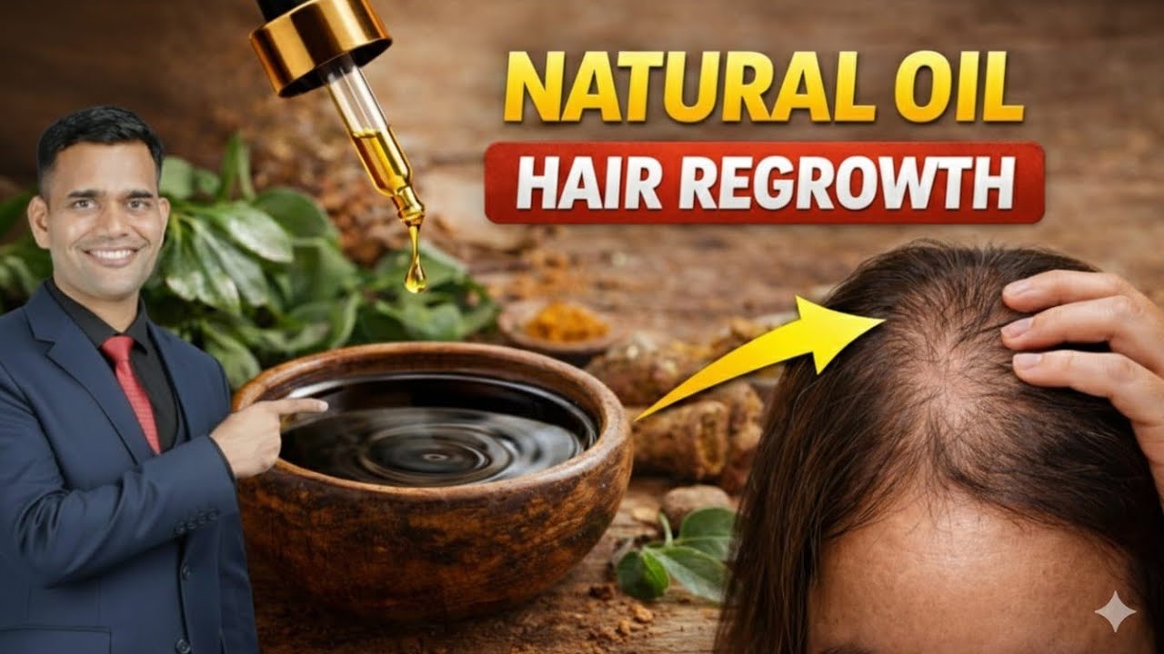 1 Natural Oil To Promote Hair growth Naturally - YouTube
