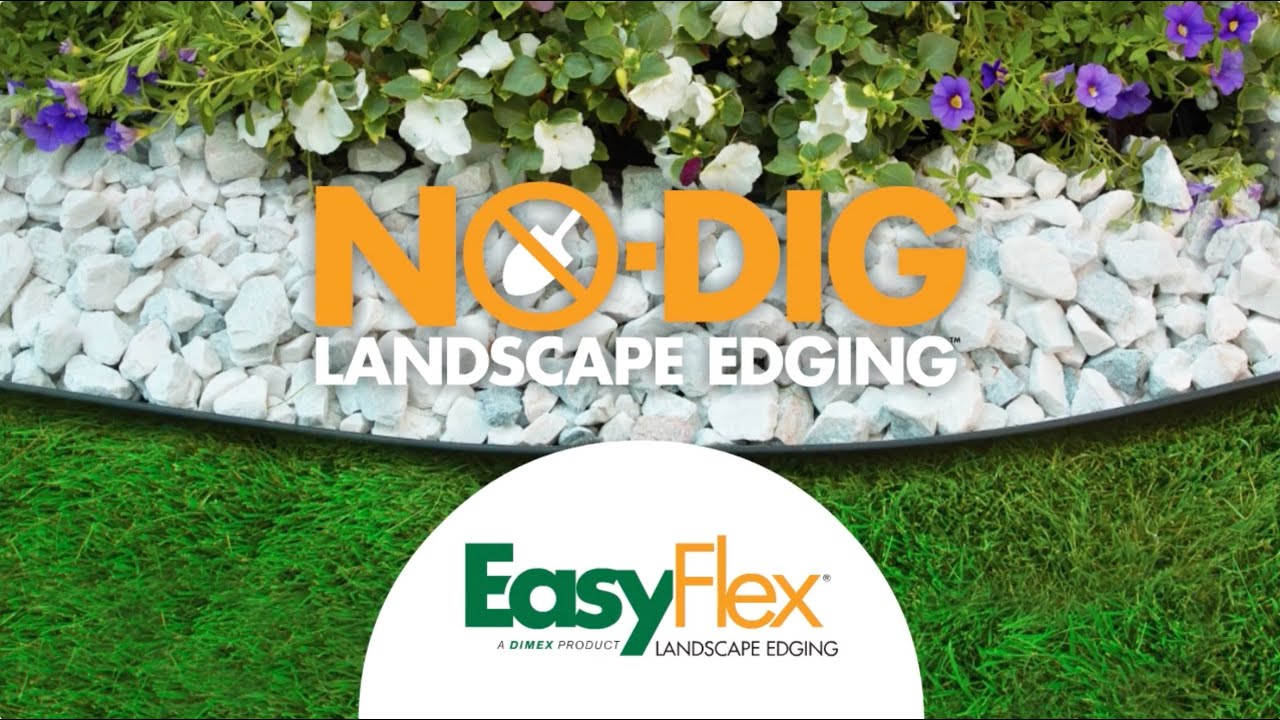 EasyFlex™ No Dig Edging - YouTube