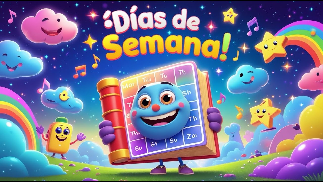 Días de la Semana para Niños!🎉🎨 Canción Educativa🎶 Aprende Jugando🧠 ...