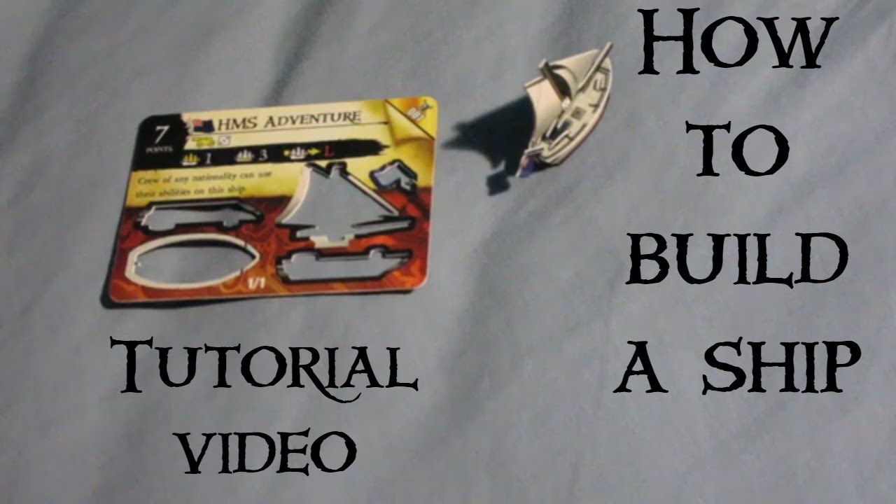 How to build a ship - Building a 1 masted sloop for Wizkids Pirates CSG ...