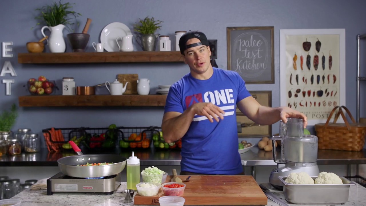 Cauliflower Rice - Paleo Cooking with Nick Massie - YouTube