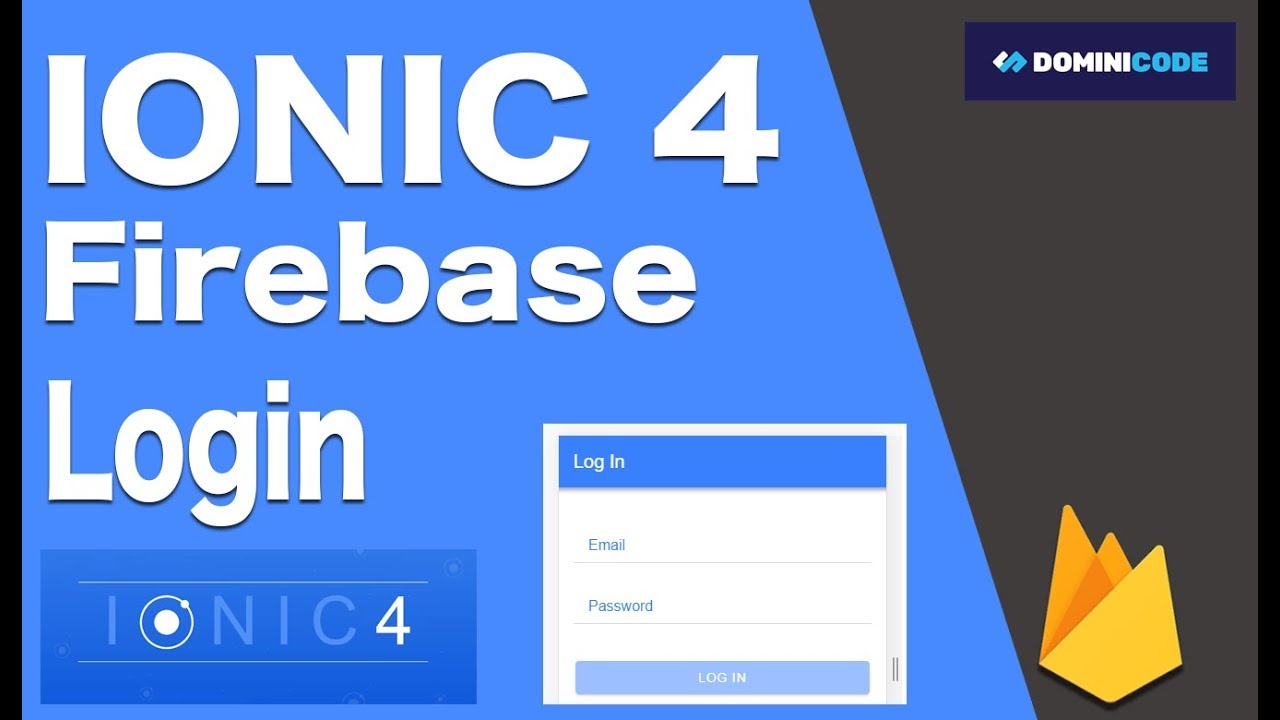 Ionic 4 Login firebase por Email - YouTube