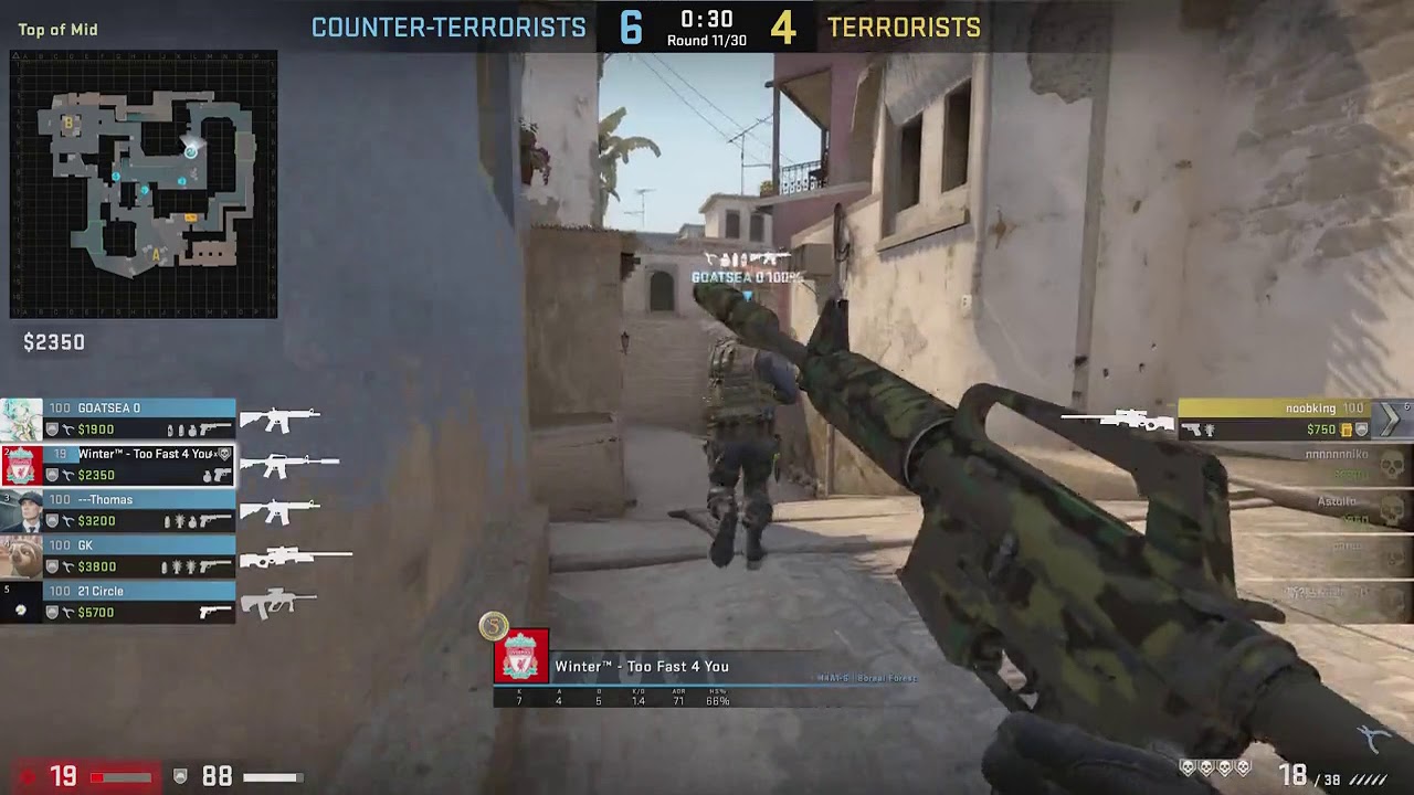 Mirage How to counter Mid Take Over by Terrorist - YouTube