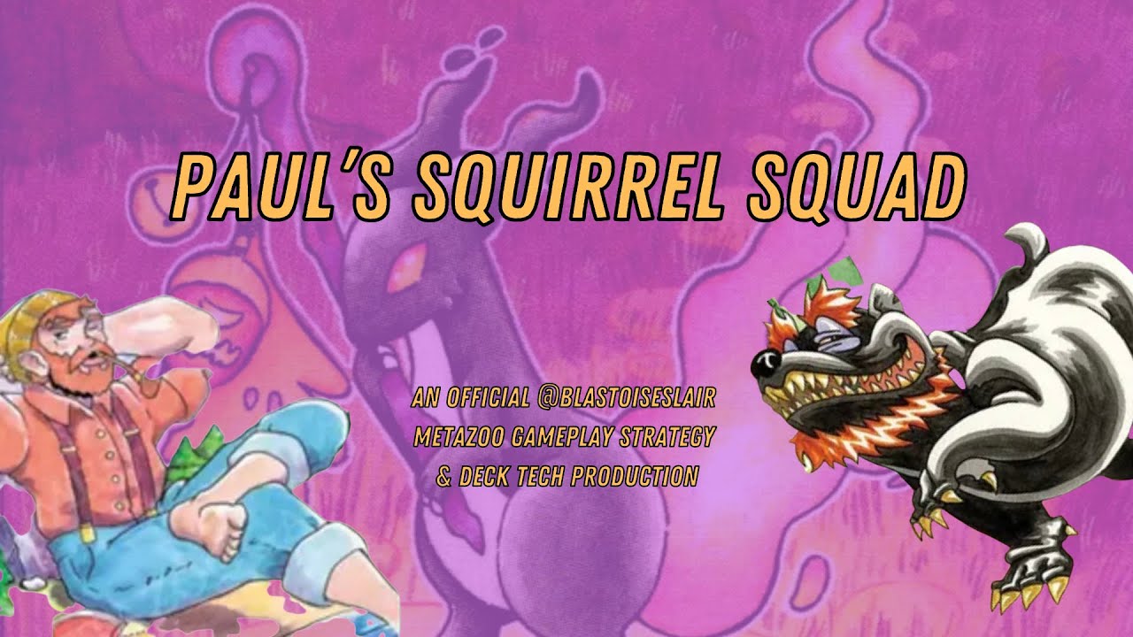 MetaZoo Strategy, Gameplay & Deck Tech | Paul’s Squirrel Squad - YouTube