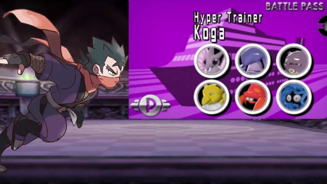 Koga Gym Leader The Legendary Koga And His Successor, Ninja Gym