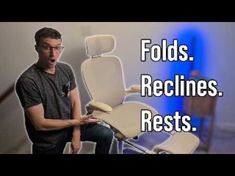 Best Desk Chair for Small Setups (It Folds!) : FLEXISPOT Foldex Ergonomic Office Chair