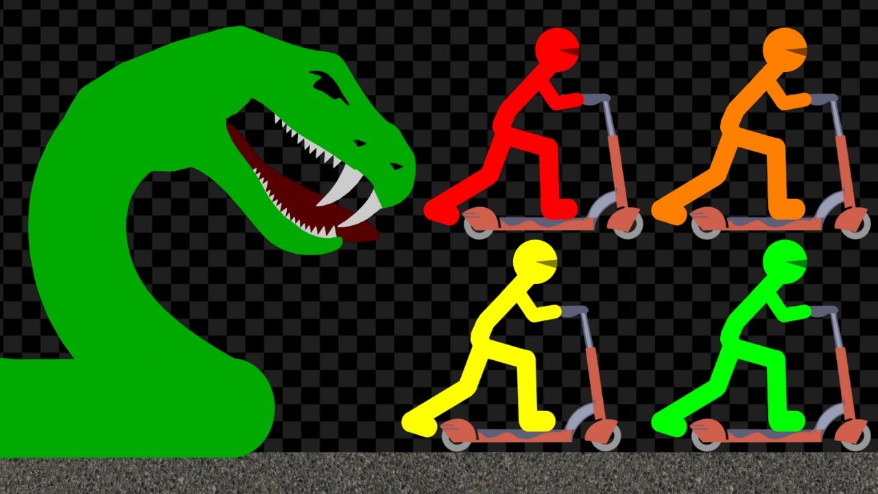 Green Anaconda - Survival Scooter Race - YouTube