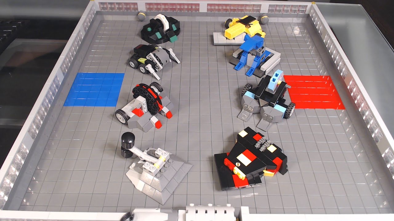 Lego Battlebots Fight Night Cobalt vs Orby Blade! - YouTube