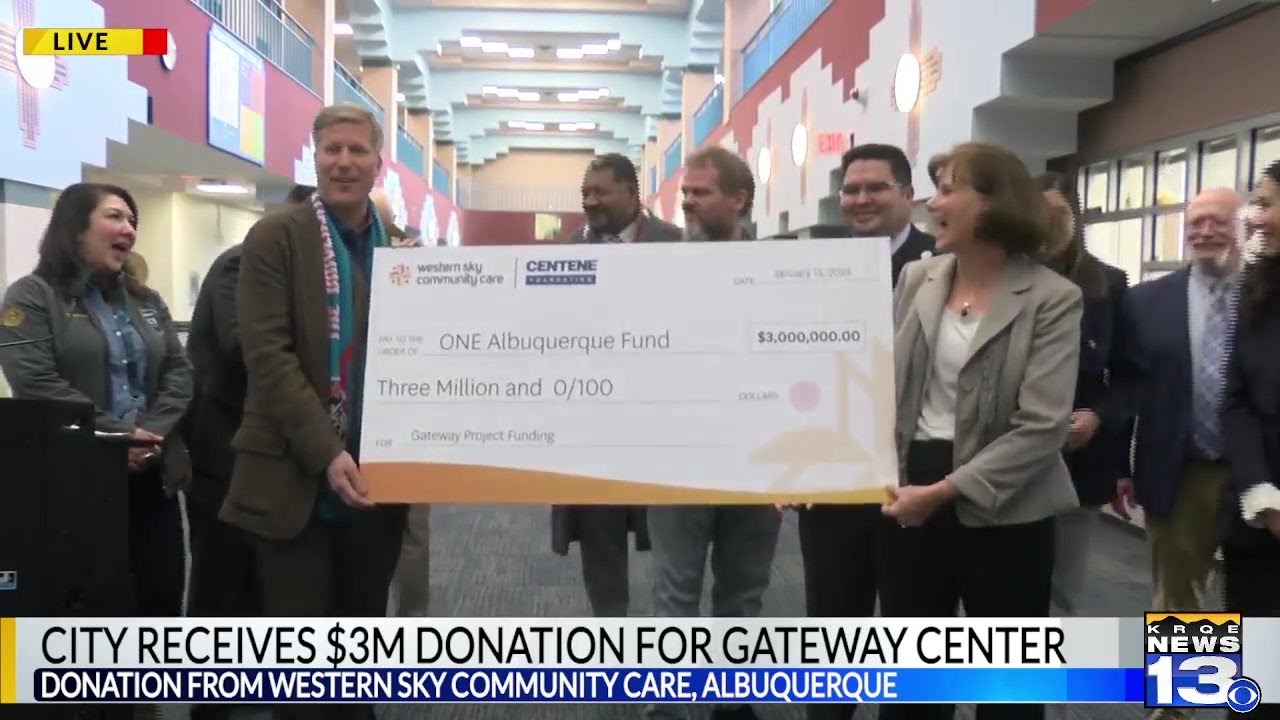 Albuquerque opens first phase of Gateway Center | News Conference - YouTube