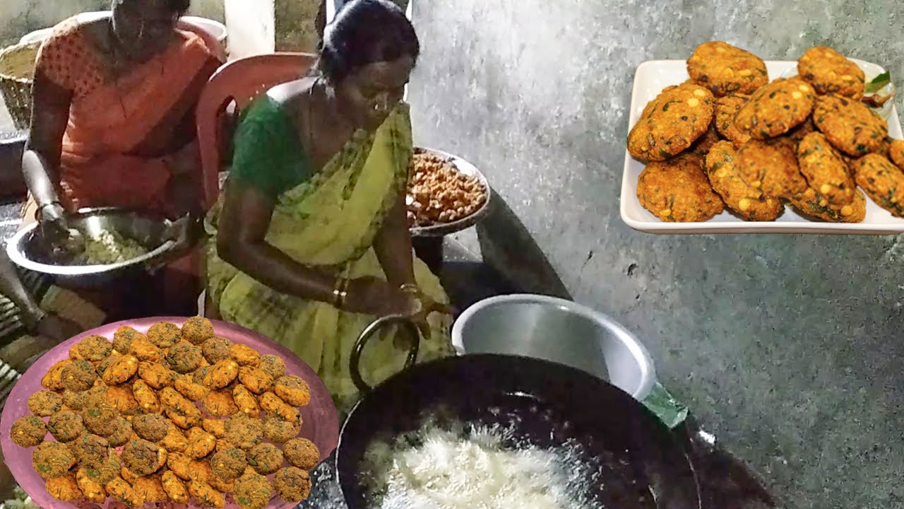 Crispy Masala Vada Recipe Making Restaurant Style | Masala Vada Recipe ...