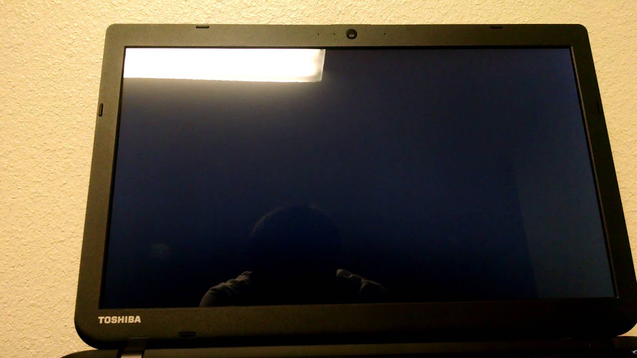 Defective Toshiba Laptop Screen - YouTube