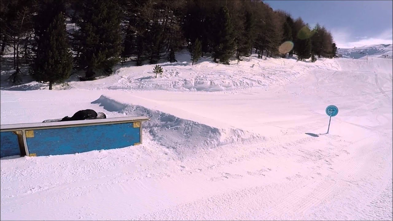 Rodeo 1080 on snowboard (almost) - YouTube