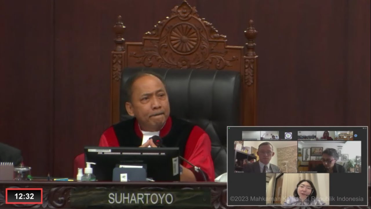 Hearing of Judicial Review Article 433 Indonesian Civil Code: Listening ...