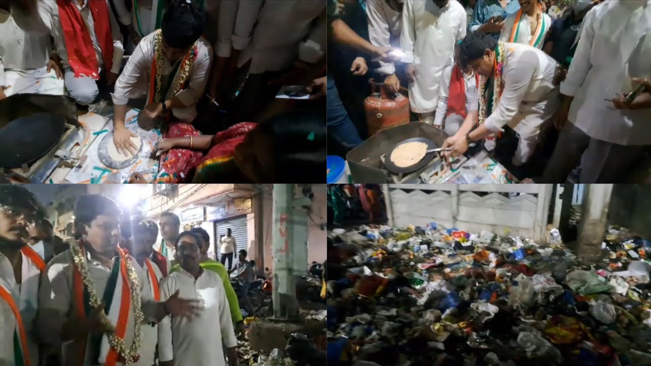 Malakpet Congress MLA Candidate Shaik Akbar Padyatra In Old Malakpet ...