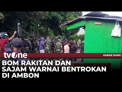 Suara Ledakan Mengiringi Bentrok Dua Kelompok Pemuda di Ambon | Kabar Siang
