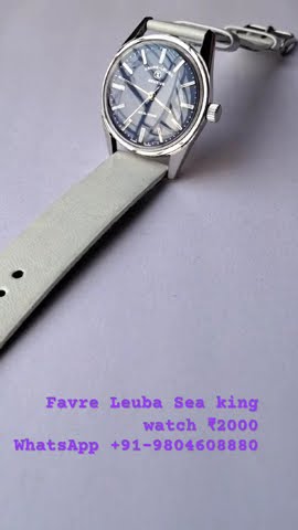 Favre Leuba Sea King twin power Watch, movement ref FL251 slim watch ...
