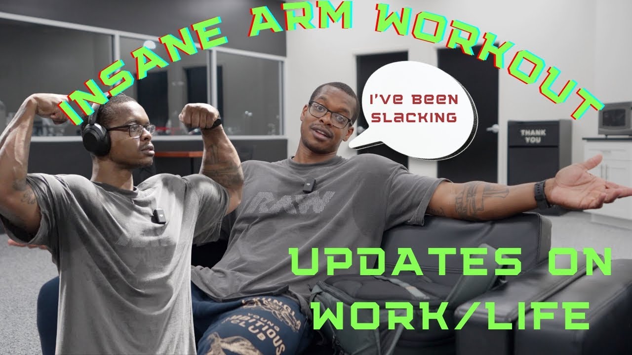 Insane Arm Workout | I've been slacking 🥴 | Updates on work/life - YouTube
