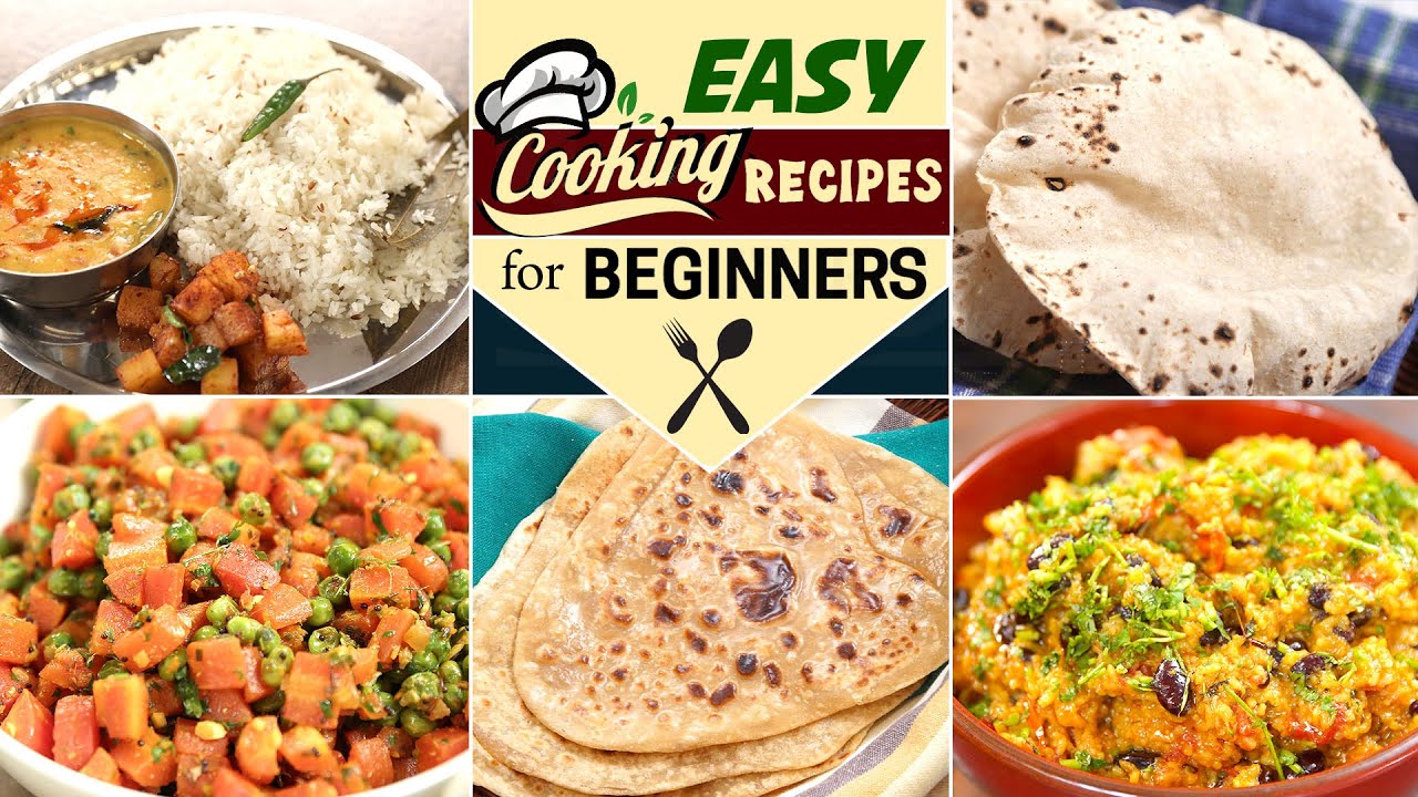 5 Basic Cooking Recipes For Beginners | Dal | Jeera Rice | Rajma ...