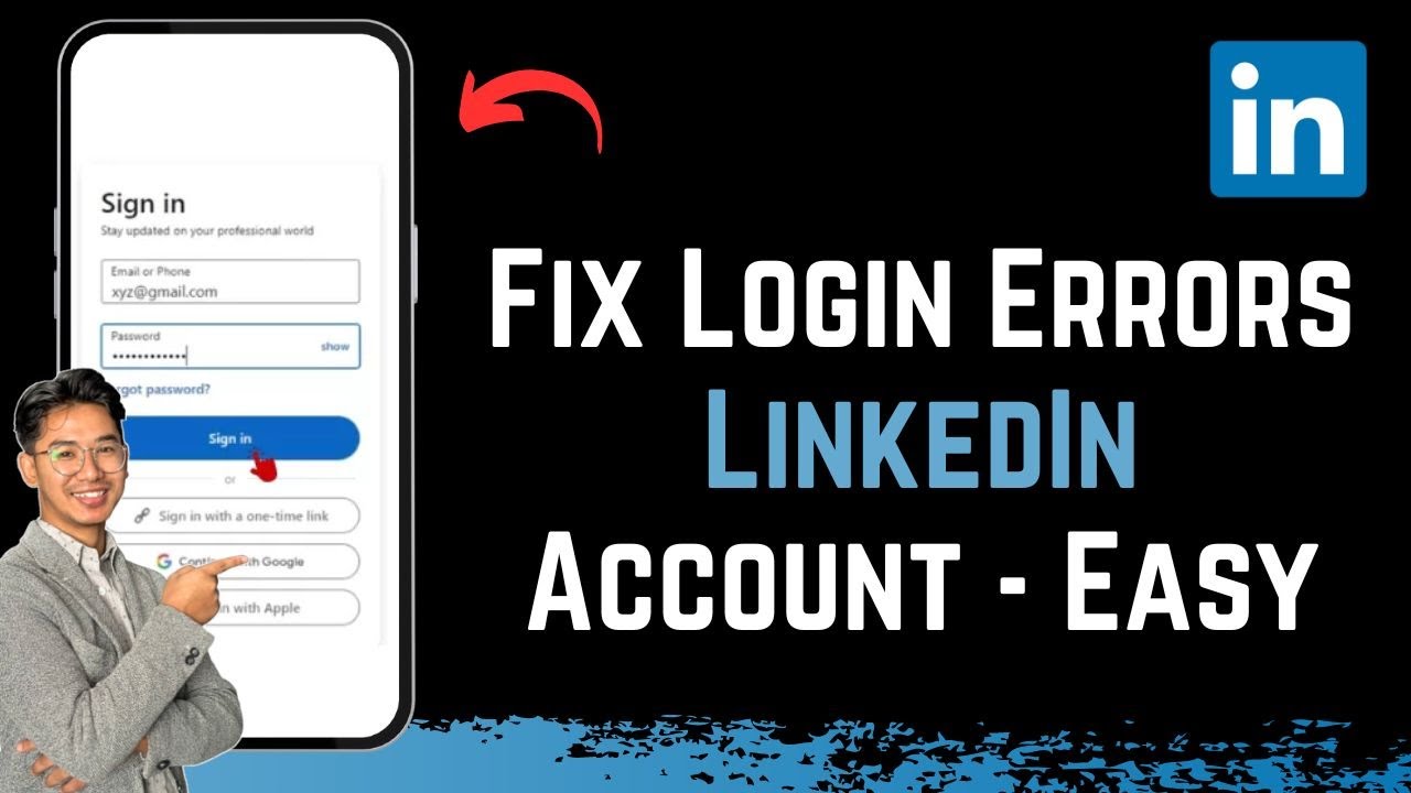 How to Fix Log In Errors on LinkedIn - YouTube