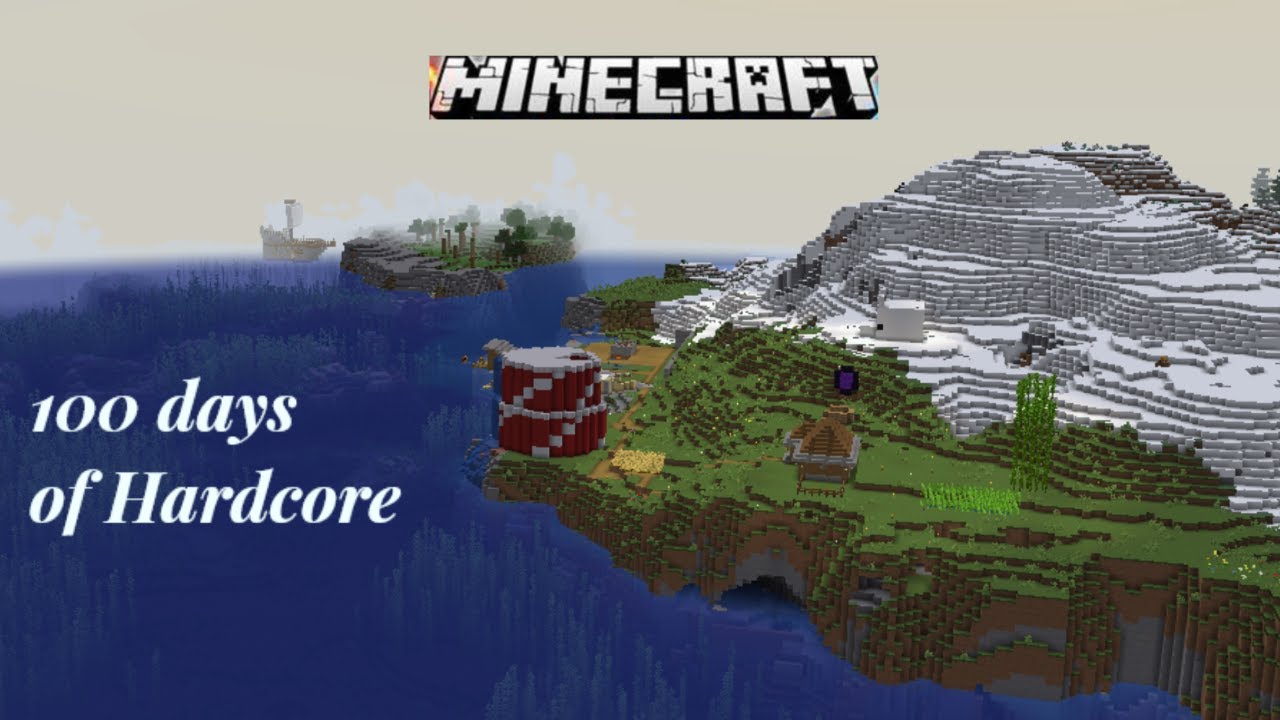 I survived 100 days of Minecraft Hardcore Survival - YouTube