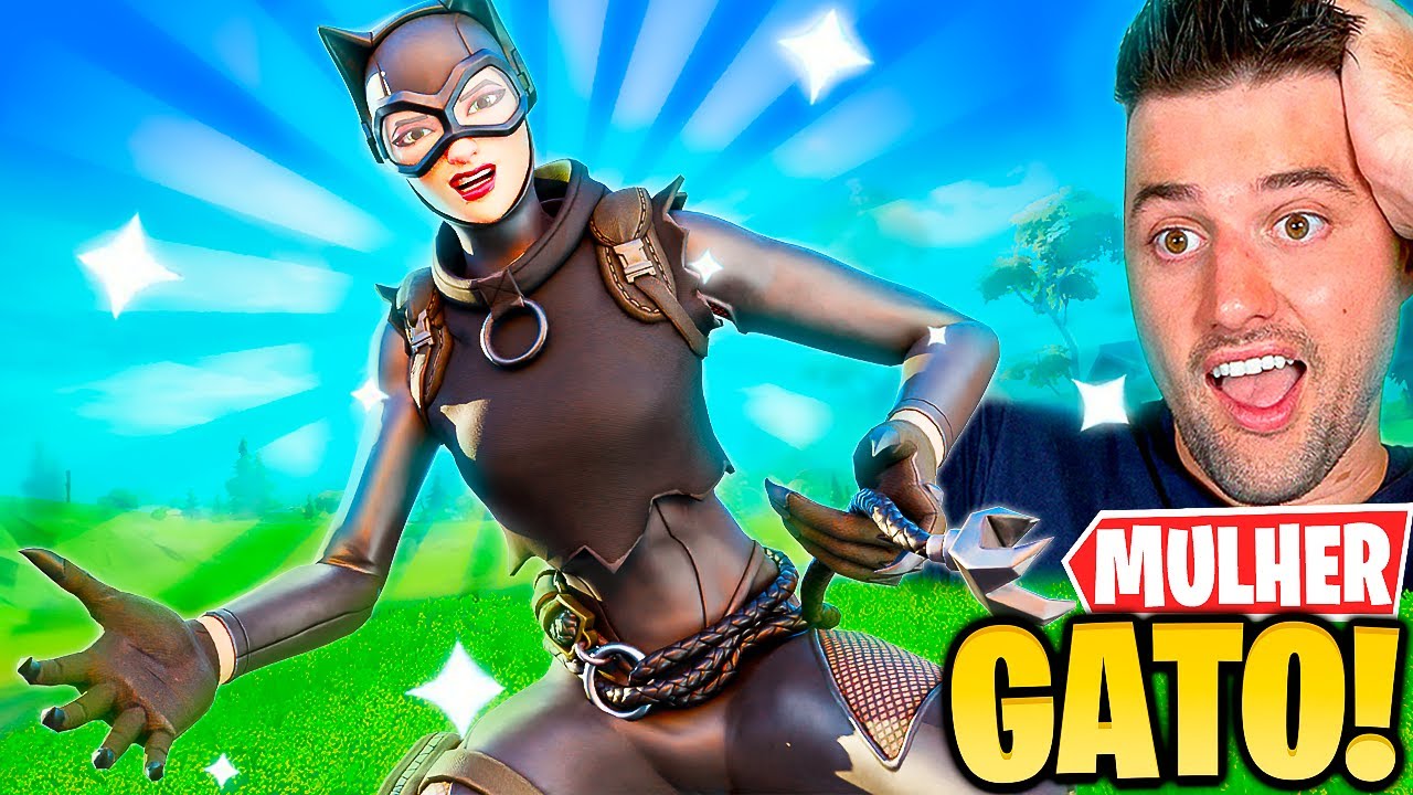 MULHER GATO MUITO LINDA A SKIN NO FORTNITE! - YouTube