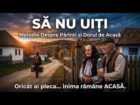Să nu uiți... ❤️ Cea Mai Emoționantă Melodie Despre Părinți și Dorul de Acasă 😢