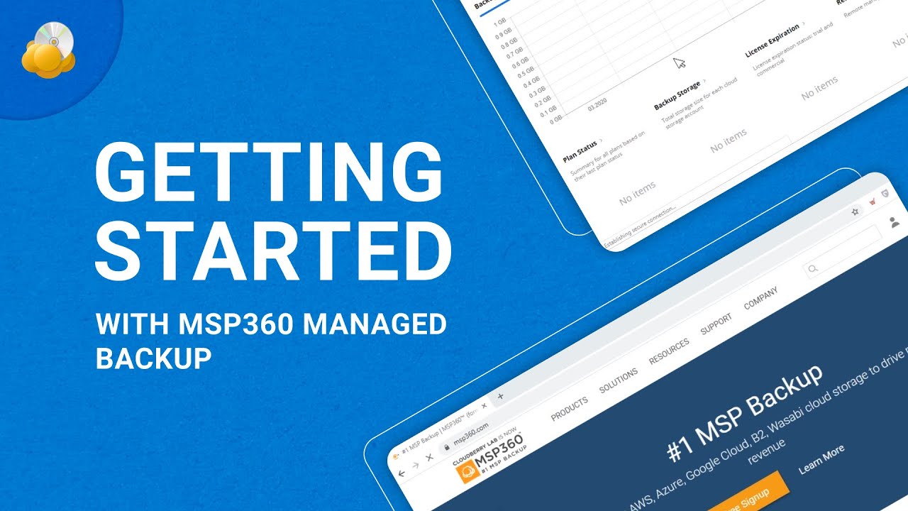 MSP360 MBS Trial Setup Tutorial - YouTube
