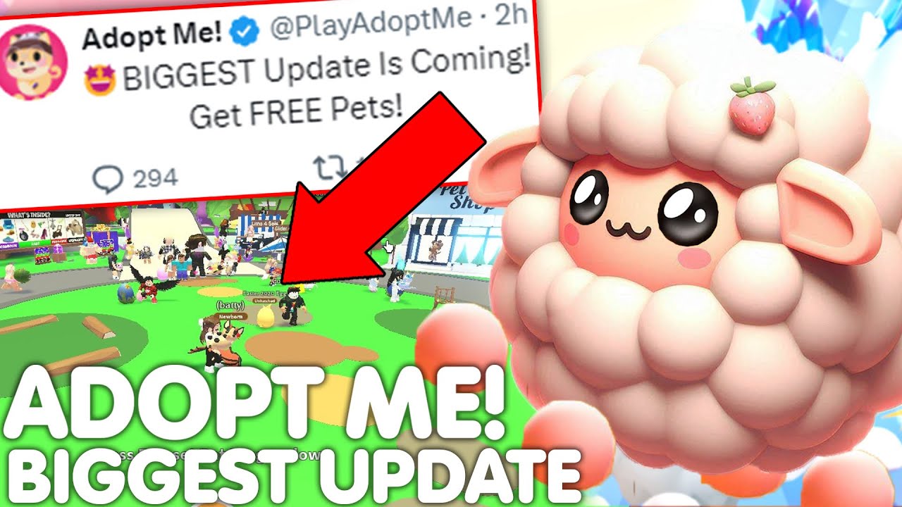 🤩ADOPT ME NEW BIGGEST UPDATE GIVES FREE PETS…🔥😱 EXCLUSIVE FREE EVENT ...