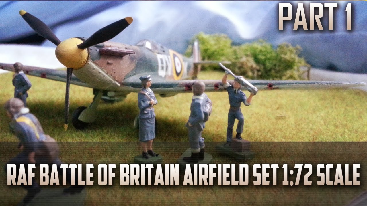 RAF Battle of Britain Airfield set 1:72 scale part 1! - YouTube