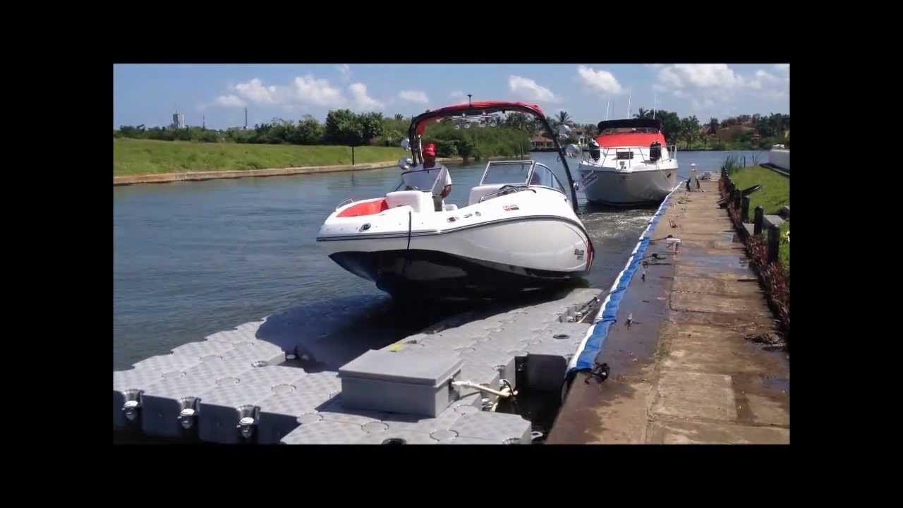 Candock México: Muelle flotante modular con Jetslide y air assist para ...
