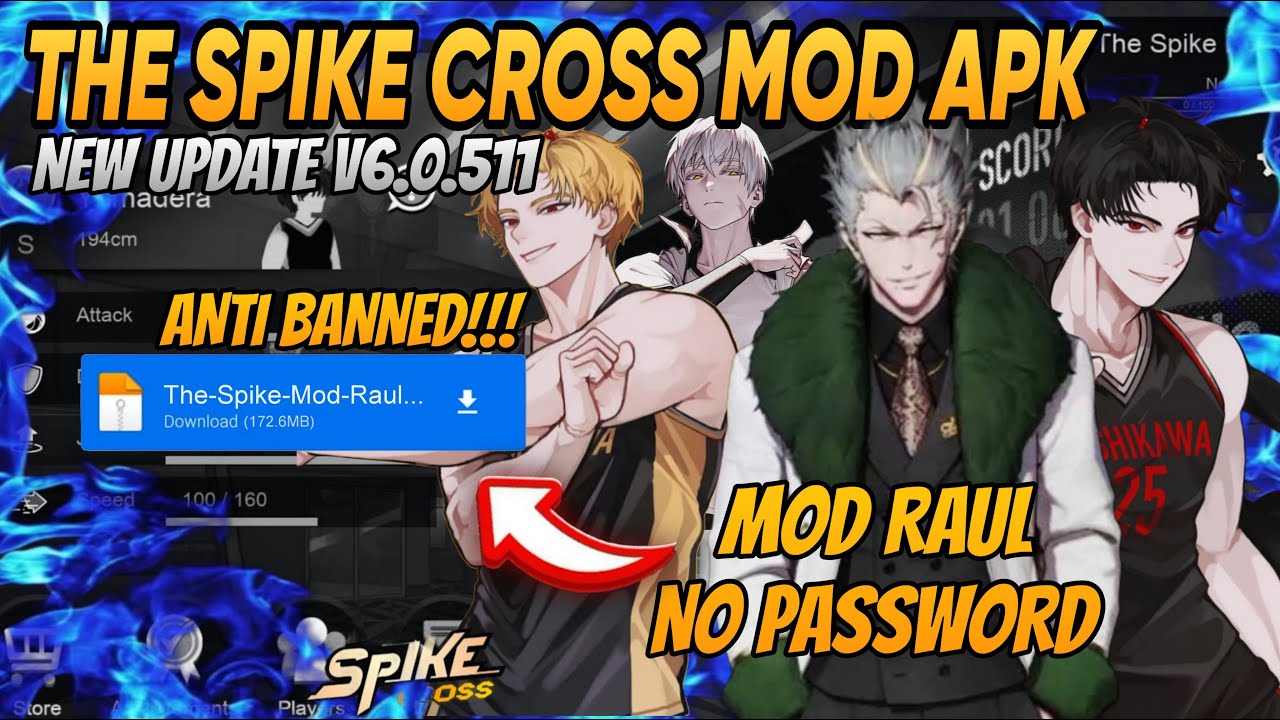 THE SPIKE VOLLEYBALL CROSS MOD APK V6.0.511 UNLOCK NEW CHARACTER & MOD ...