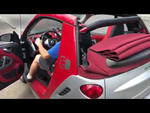 Smart Fortwo 451 ED Кабрио Крыша - YouTube