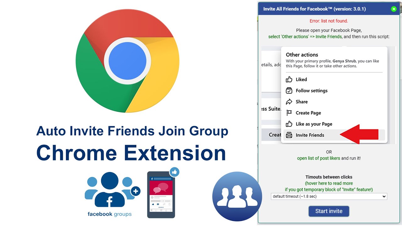Auto Invite Friends Facebook To Join Group - YouTube