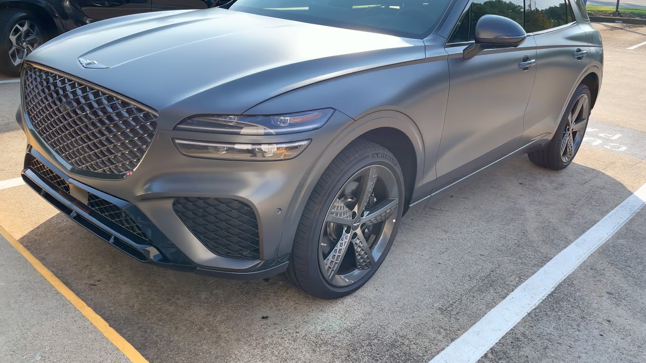 2022 Genesis GV70 3.5T Prestige in Melbourne Gray - YouTube