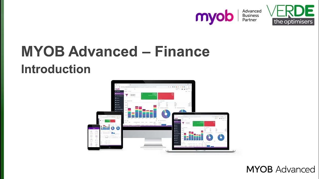 MYOB Advanced Training - Finance Introduction - YouTube