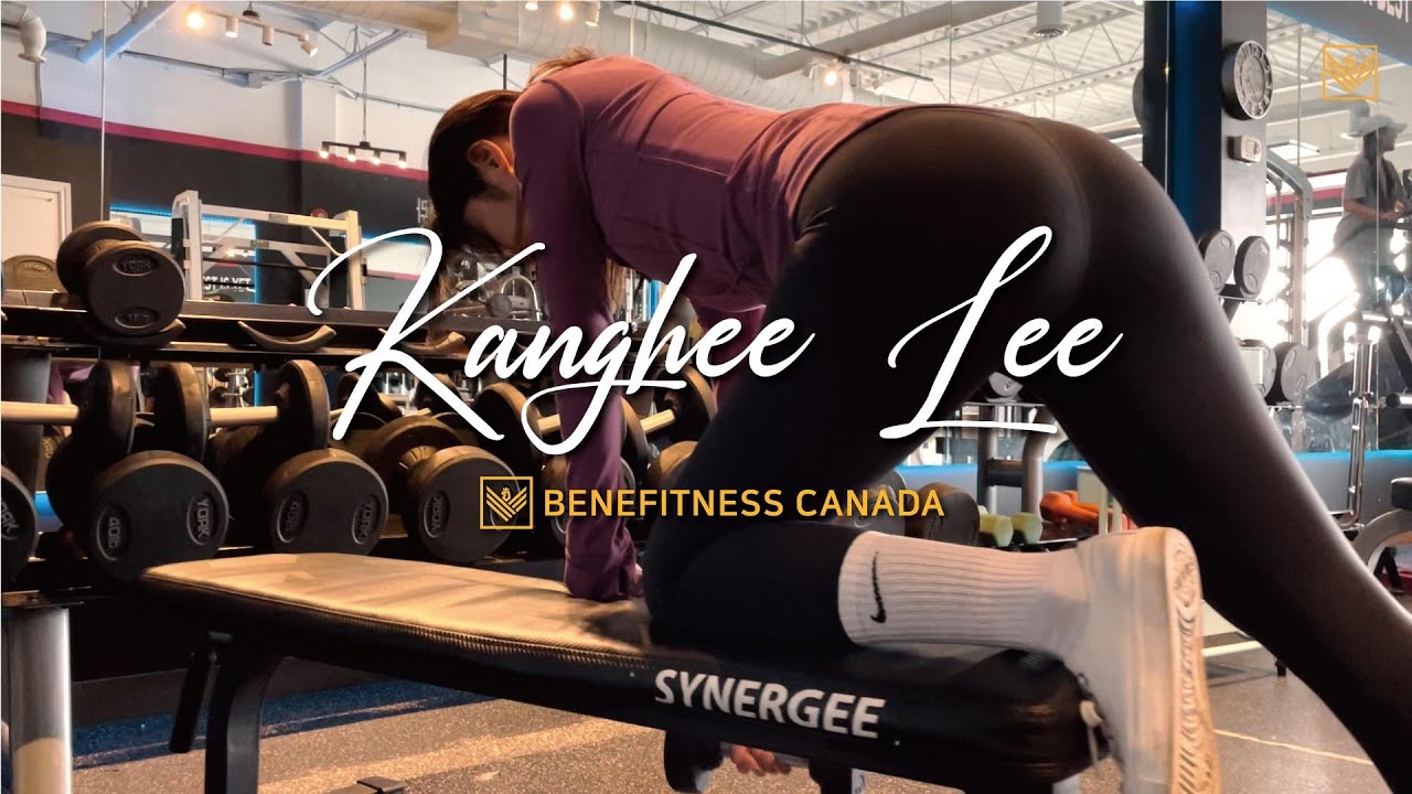 Benefitness Canada Workout Video - 골반여신 Kanghee Lee 베네피트니스 캐나다 바디프로필 영상 - YouTube