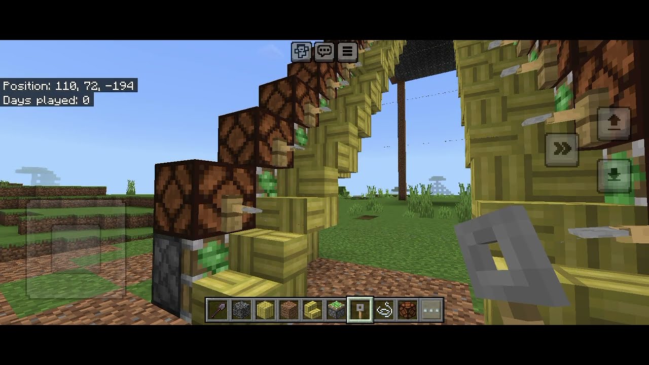 Minecraft /Bluetooth lamp/Auto stairs (طريقة جنونية) - YouTube