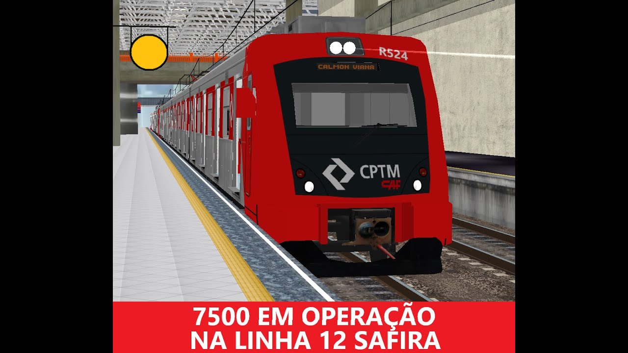 CPTM | Série 7500 de volta a CPTM Em operação pela Linha 12 Safira ...