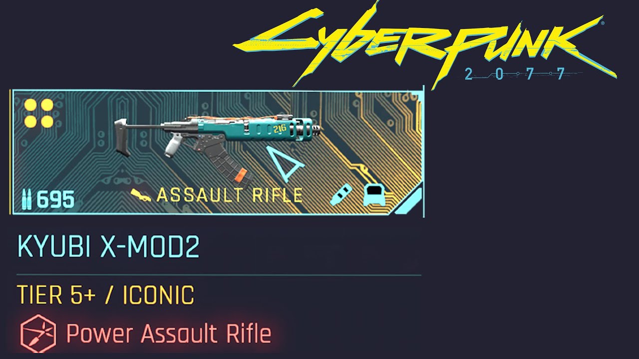 HOW TO GET KYUBI X MOD 2 ICONIC ASSAULT RIFLE CYBERPUNK 2077: PHANTOM ...