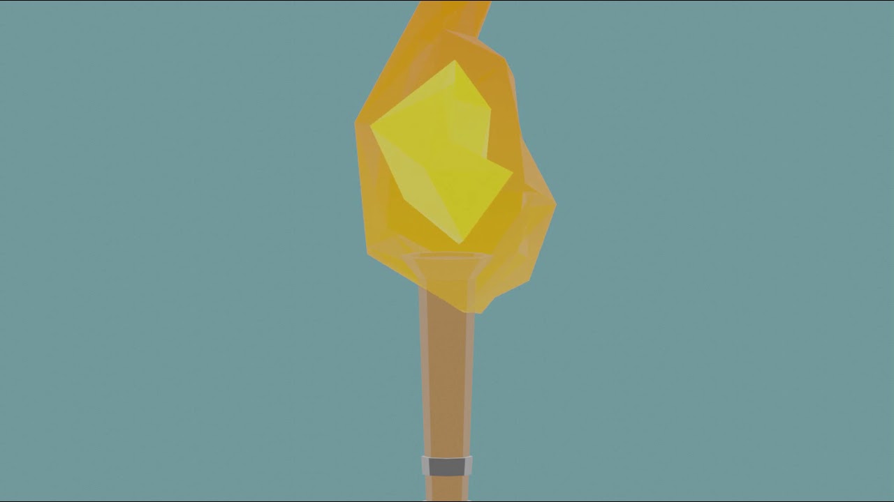 Low Poly Torch Animation - YouTube