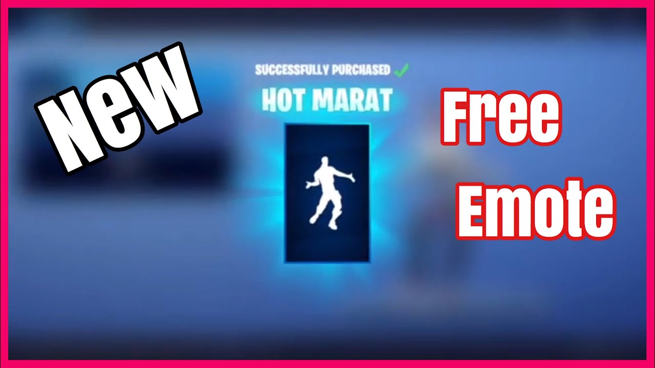 New Free Emote Hot Marat Emote Wreck It Ralph Promotion Fortnite