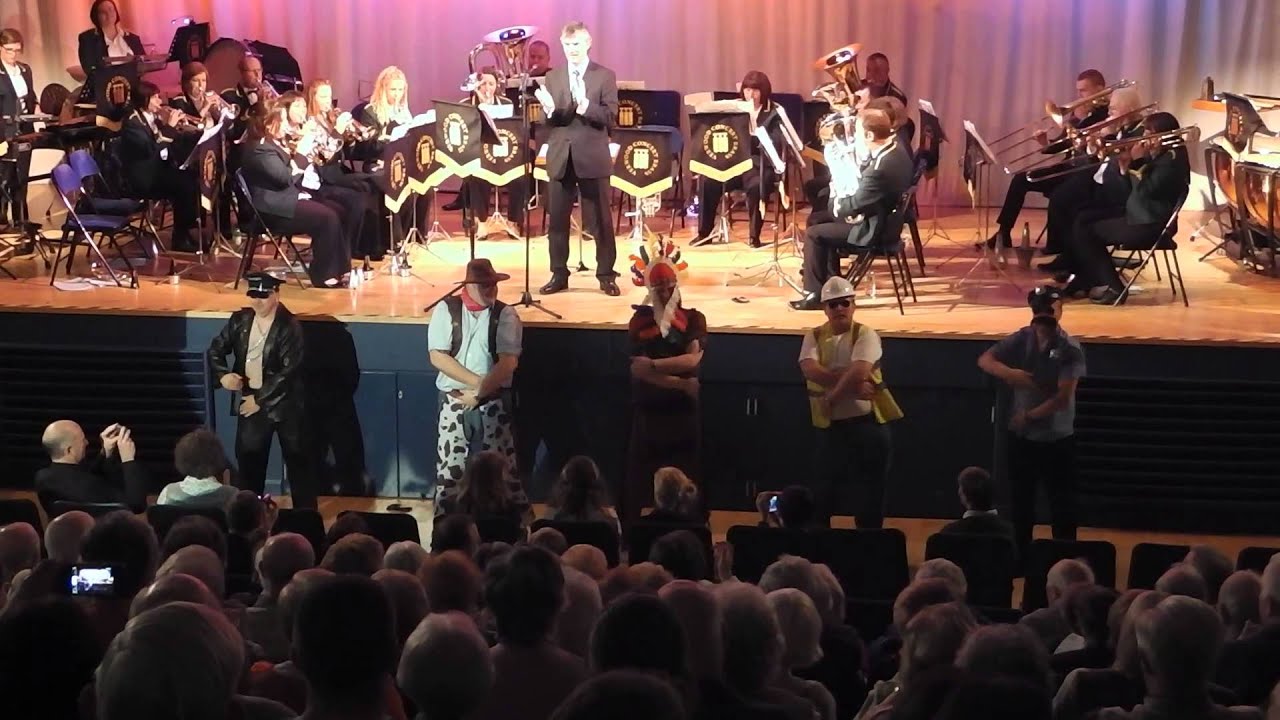 Verwood Concert Brass 'YMCA' - YouTube