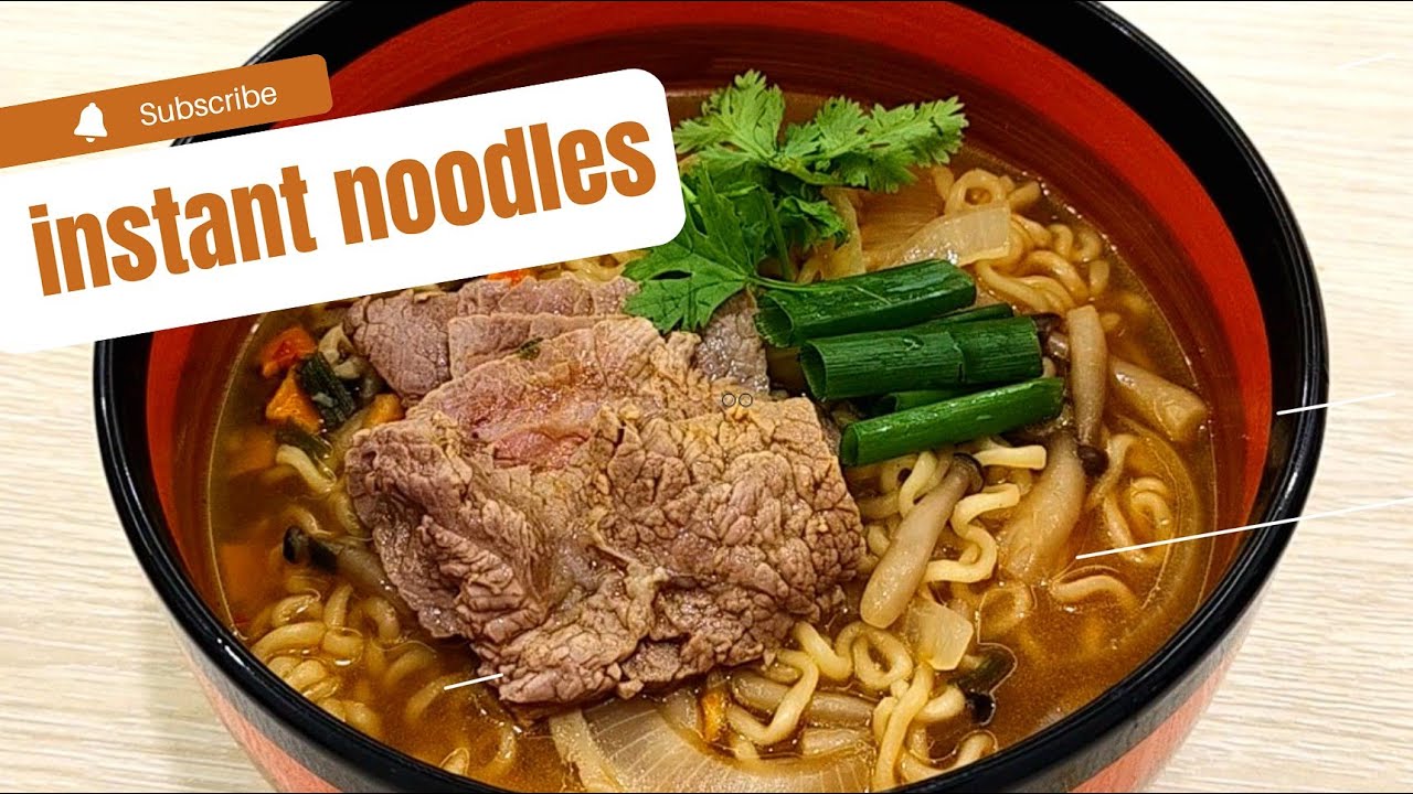 How to Make Instant Noodles Exactly Like the Packaging Promises! #1 ...