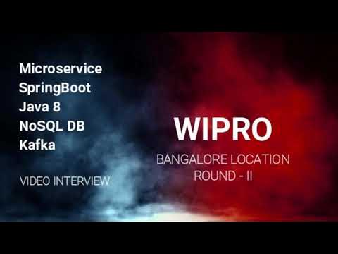 SELECTED | WIPRO | Java microservice spring boot real time interview | Teams interview | Round ...