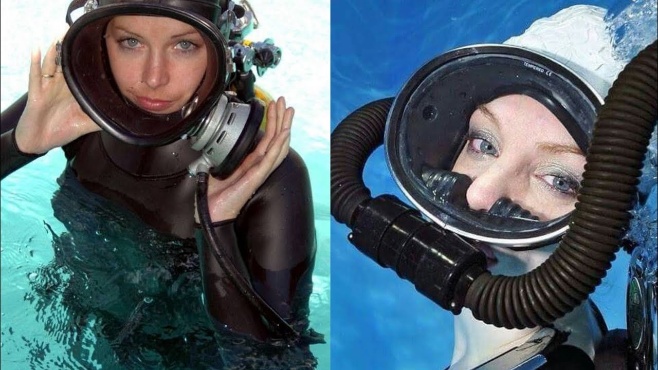Adorable collection of 2022-2023 latex full face gas masks and scuba ...