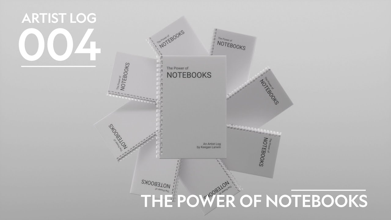 Artist Log 004: The Power of Notebooks - YouTube