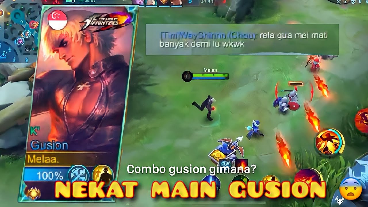 AKU PAKAI GUSION 😭 PUSING MAIN DI EPIC || Tutorial Gusion - YouTube