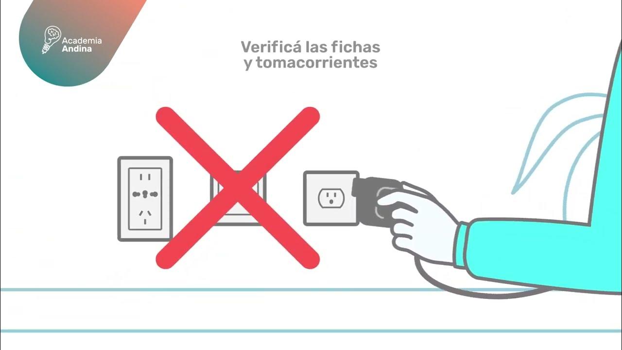 Prevención de riesgo eléctrico: cables y enchufes - YouTube